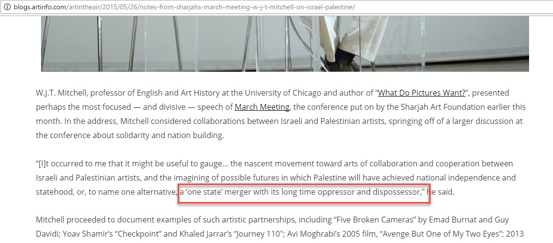 WJT Mitchell - Canary Mission